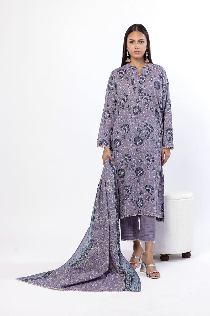 Buy Tailored 3 Piece | 22.50 USD | KW23BST-VG_MULTI | Khaadi United States