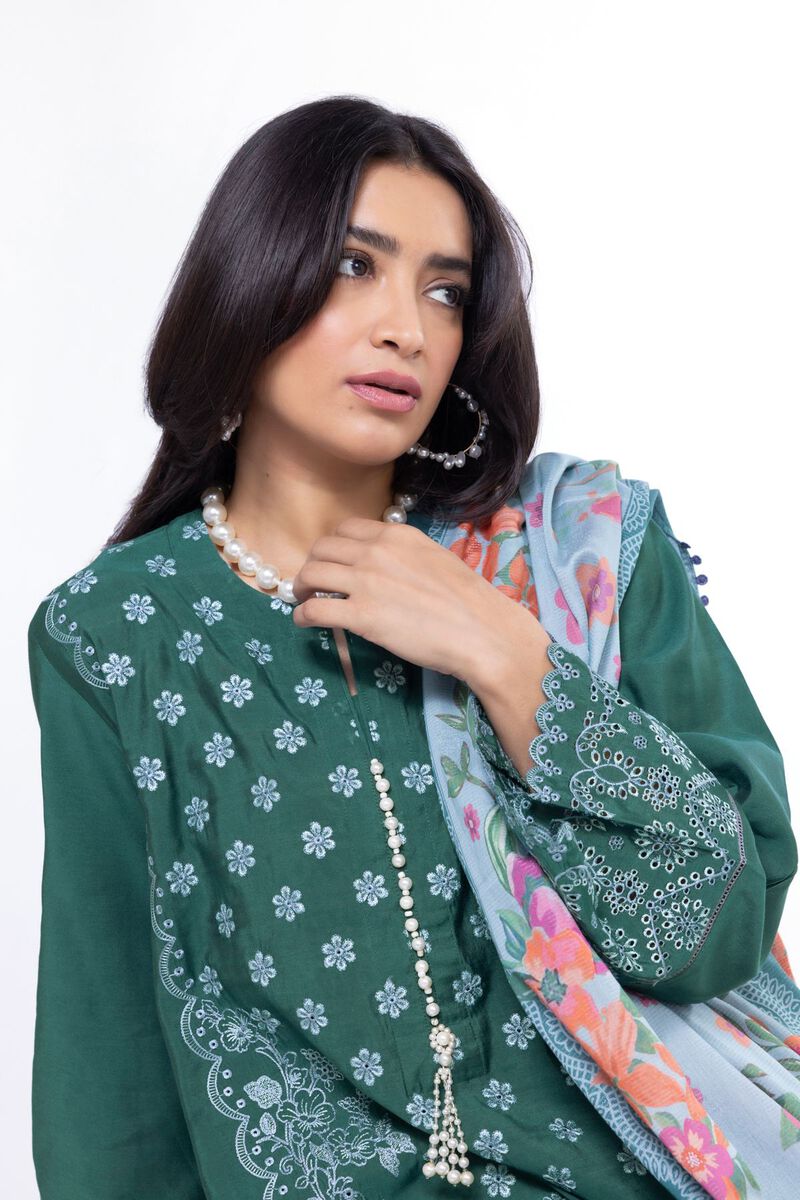 Buy Fabrics 3 Piece | 0.0 N/A | DRSN01-VG_MULTI | Khaadi United States