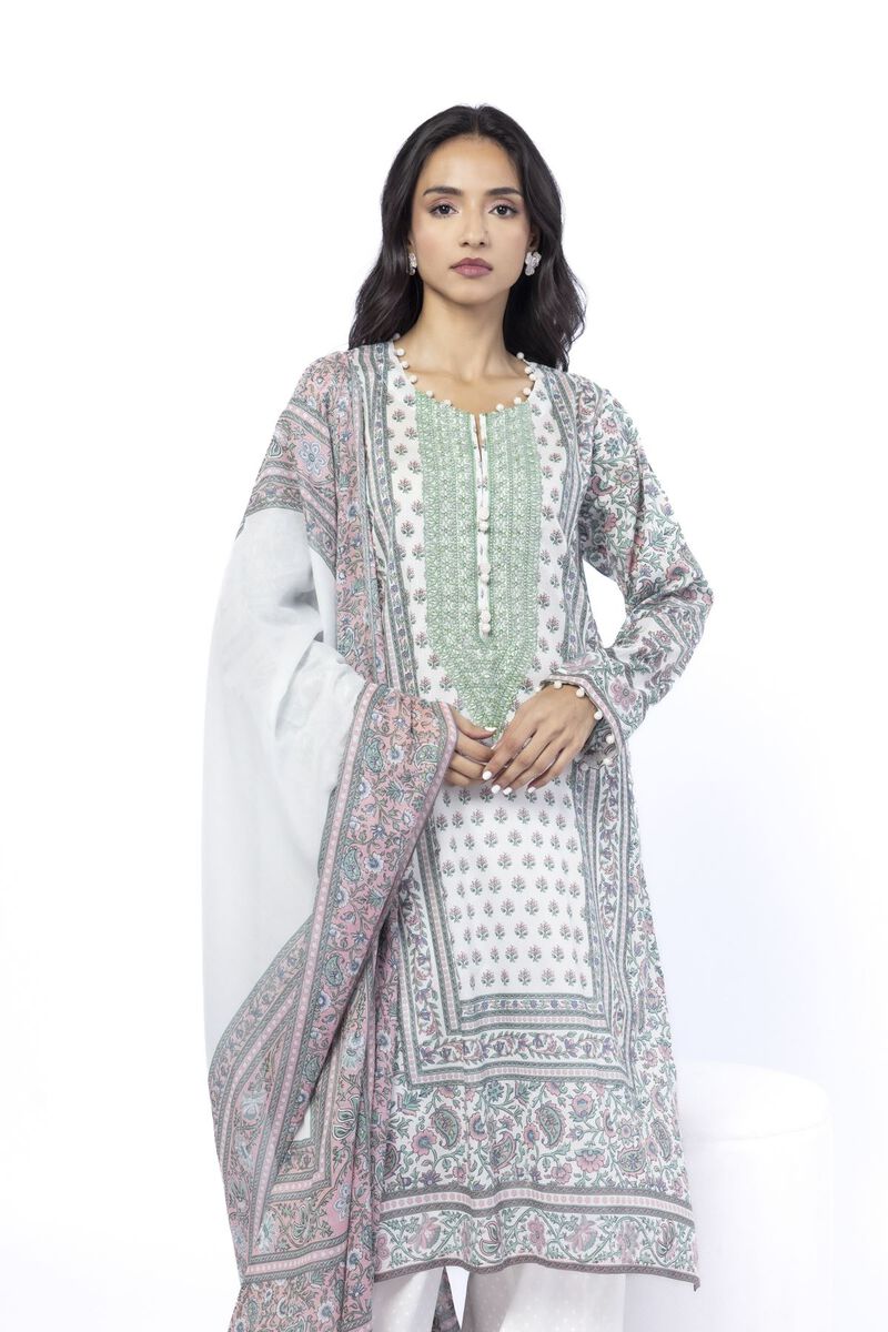 Buy Tailored 3 Piece | 30.00 USD | SS2578AST-VG_MULTI | Khaadi United ...
