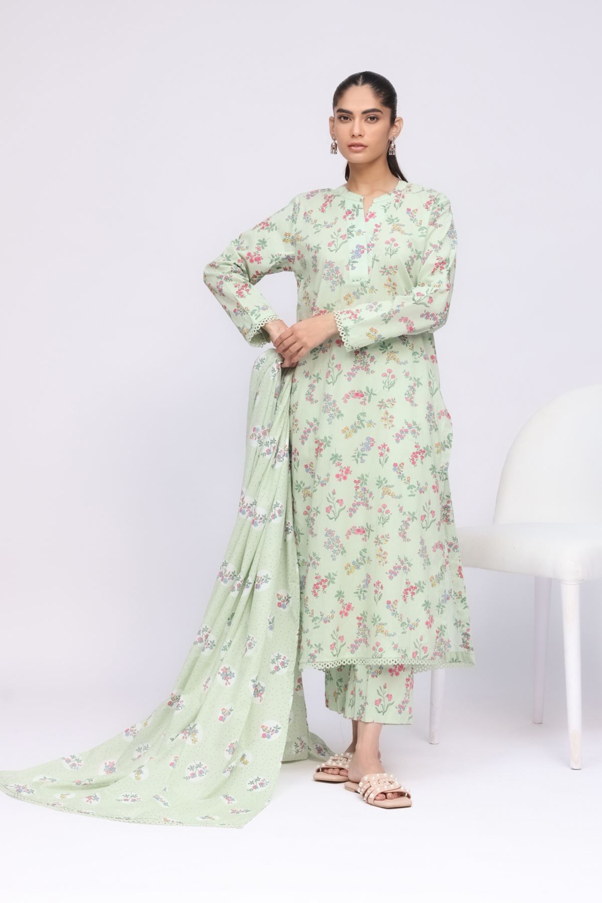 Buy Pants | 0.0 N/A | 25-04EX13-05BA-VG_MULTI | Khaadi United States