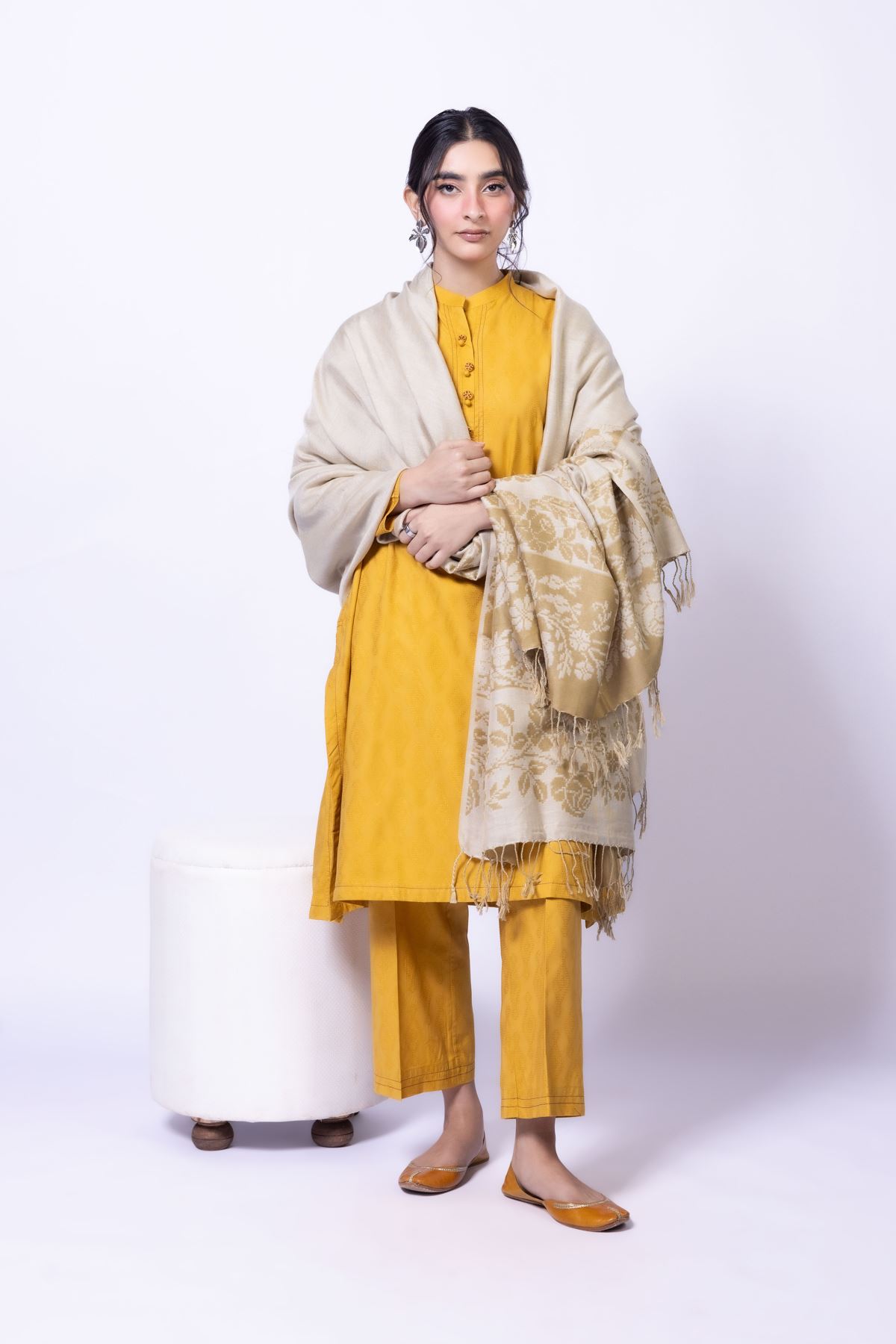 Buy Pants | 6.60 USD | OTD4-EX28-05BA-VG_MULTI | Khaadi United States