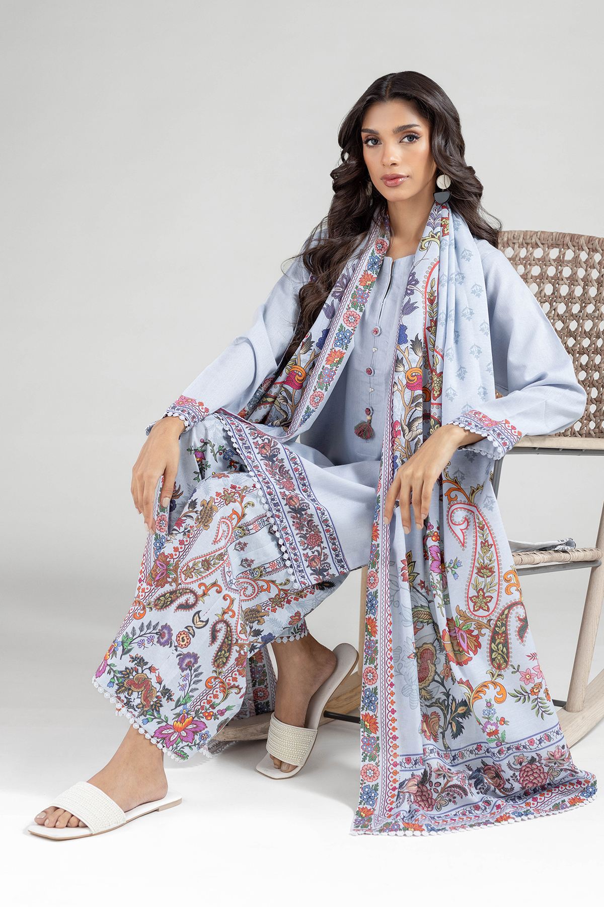 Buy Tailored 3 Piece | 0.0 N/A | KRN04BBST-VG_MULTI | Khaadi United States
