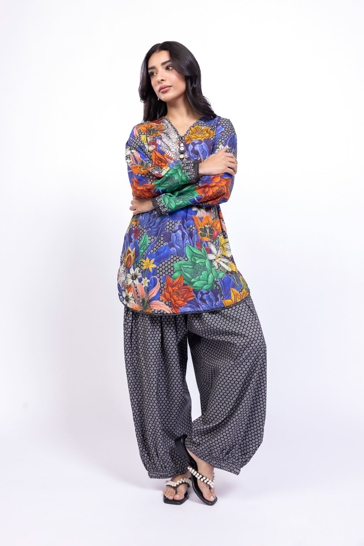 Buy Kurta | 0.0 N/A | 25-09-10E3-01TA-VG_MULTI | Khaadi United States